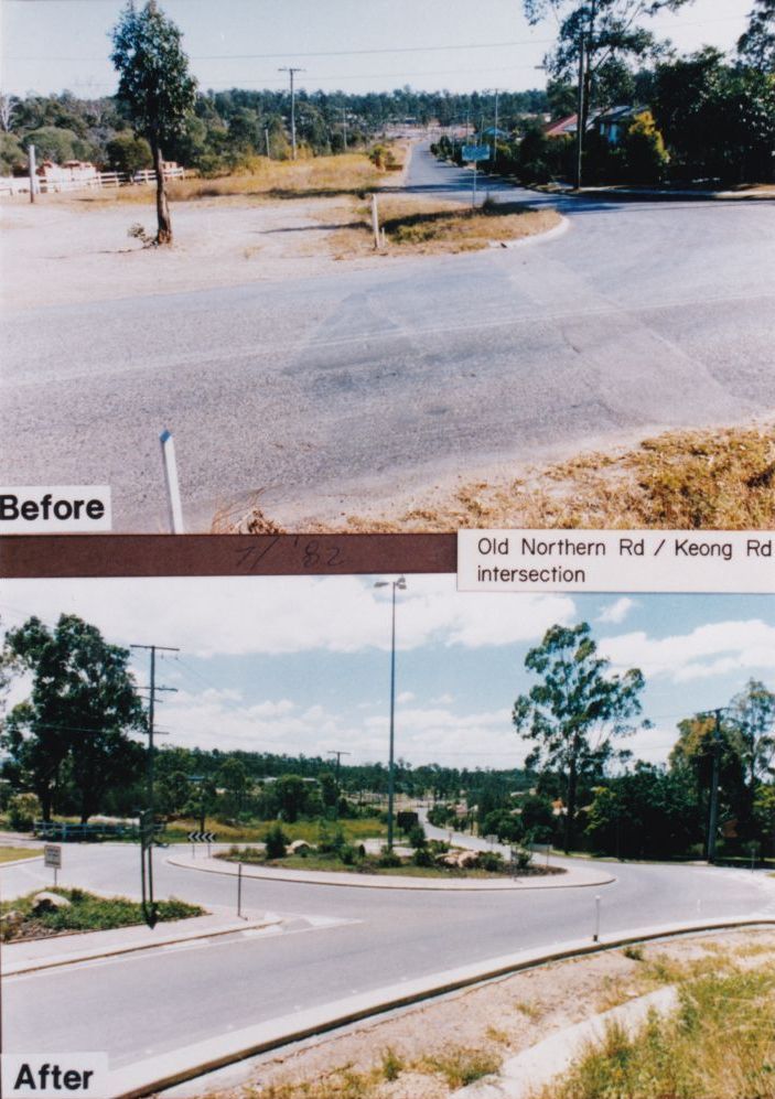 Intersection of Old Northern Road and Keong Road, Albany Creek ...